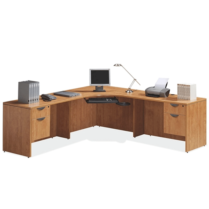 Contemporary Corner Desk – LaHarpe's Office Furniture